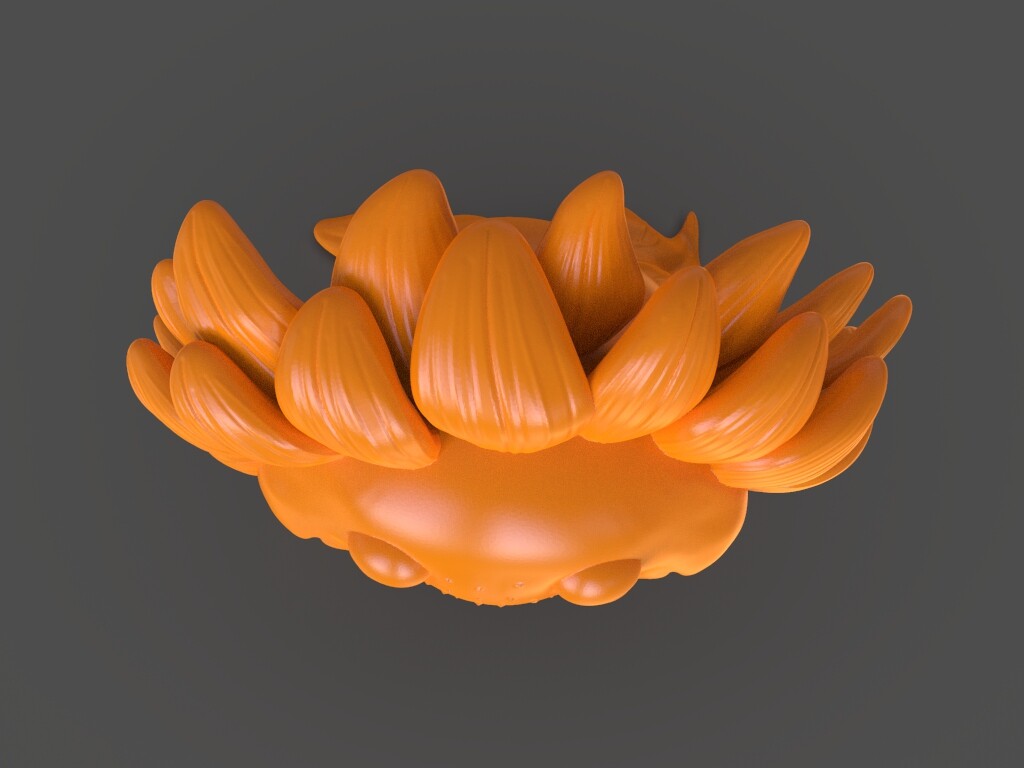 ArtStation - Sunflower and ZBrush timelapse | Game Assets
