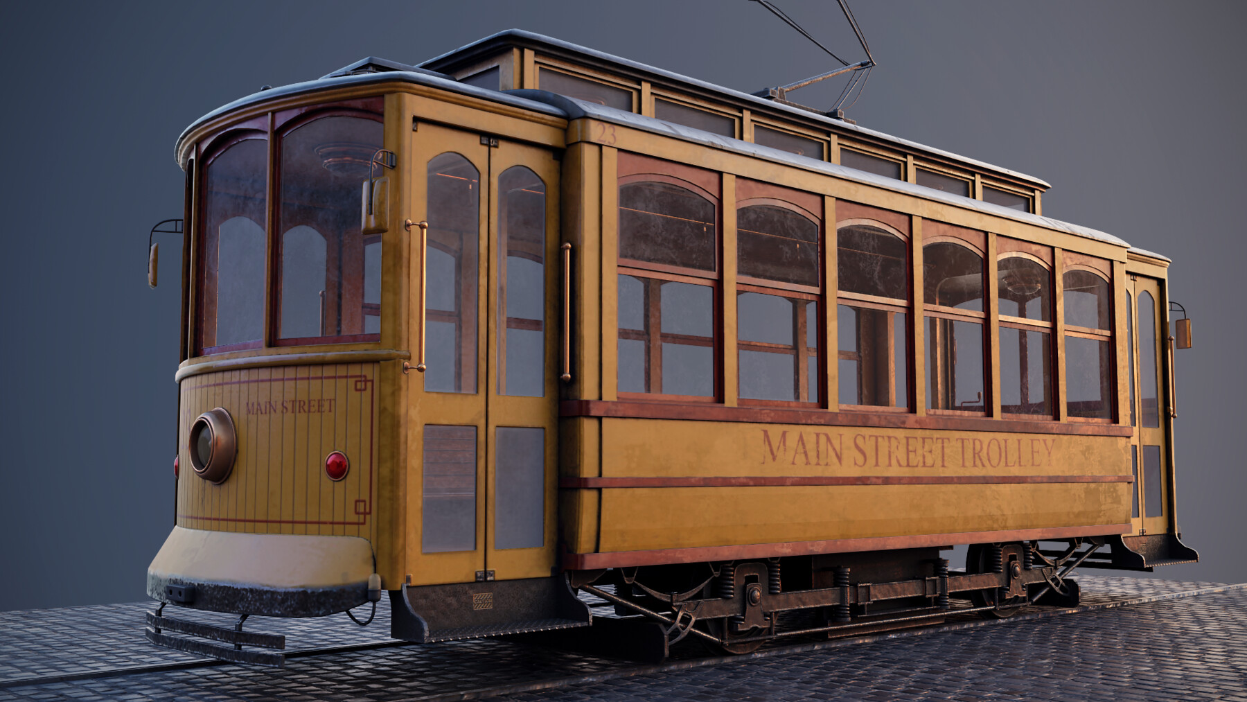ArtStation - Old Tram | Game Assets