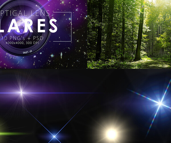 ArtStation - Visual Effects Bundle - Brushes, Actions, Overlays | Brushes