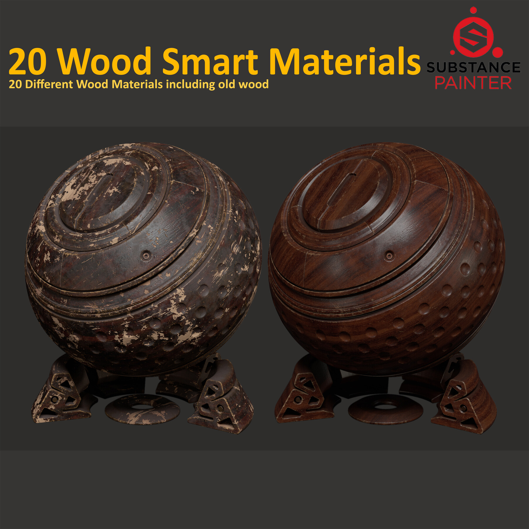 ArtStation - 20 Wood Smart Materials - Vol 2 | Resources