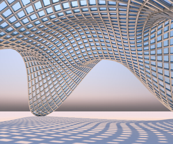 ArtStation - Shaded parametric structure | Resources