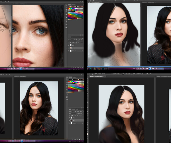 ArtStation - Portrait Painting in Photoshop Video Tutorial | Tutorials