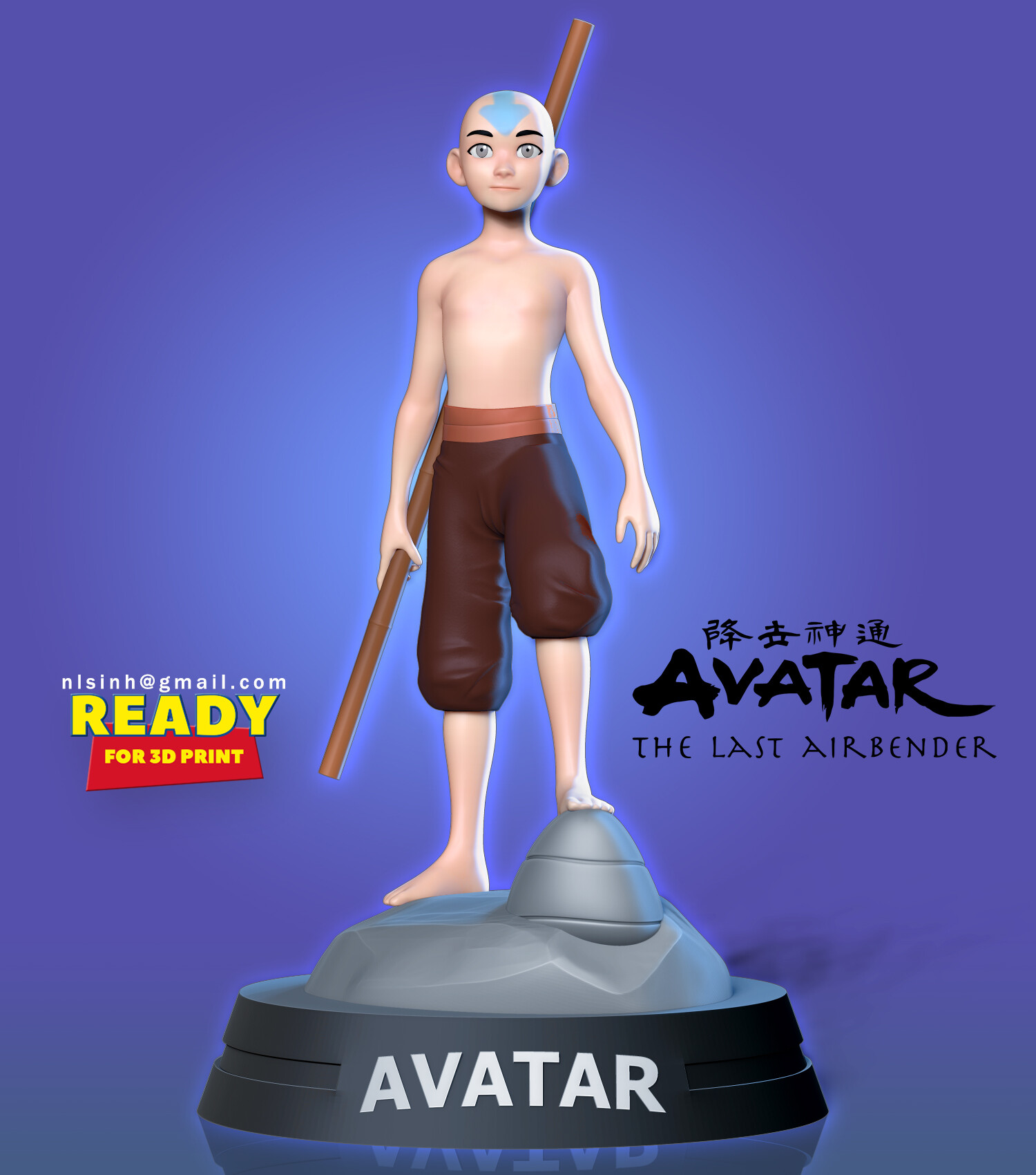 ArtStation - Aang - The last airbender Fanart | Resources