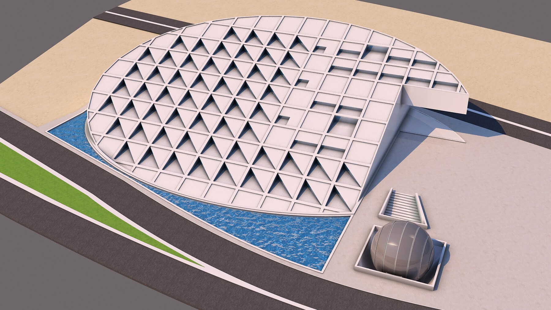 ArtStation - Egypt - Alexandria Library | Resources