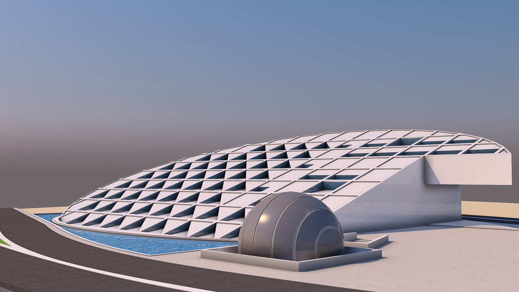 ArtStation - Egypt - Alexandria Library | Resources