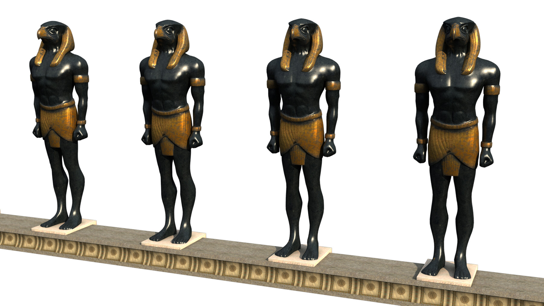 ArtStation - Egyptian Pheronic Sculpture EPS-04 | Resources