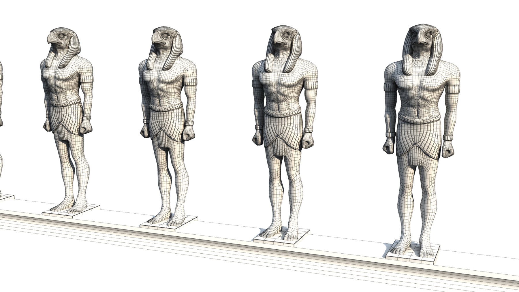 ArtStation - Egyptian Pheronic Sculpture EPS-04 | Resources