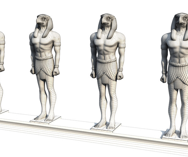 ArtStation - Egyptian Pheronic Sculpture EPS-04 | Resources