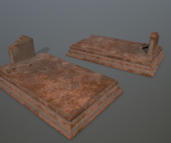 ArtStation - tombstone set | Game Assets