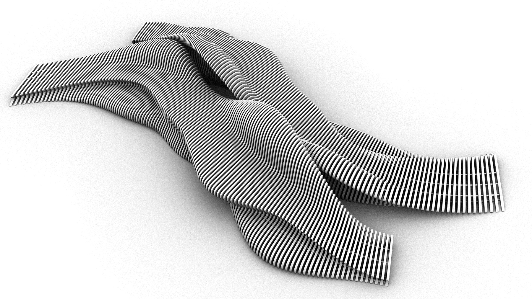 ArtStation - Tie Parametric Bench | Resources