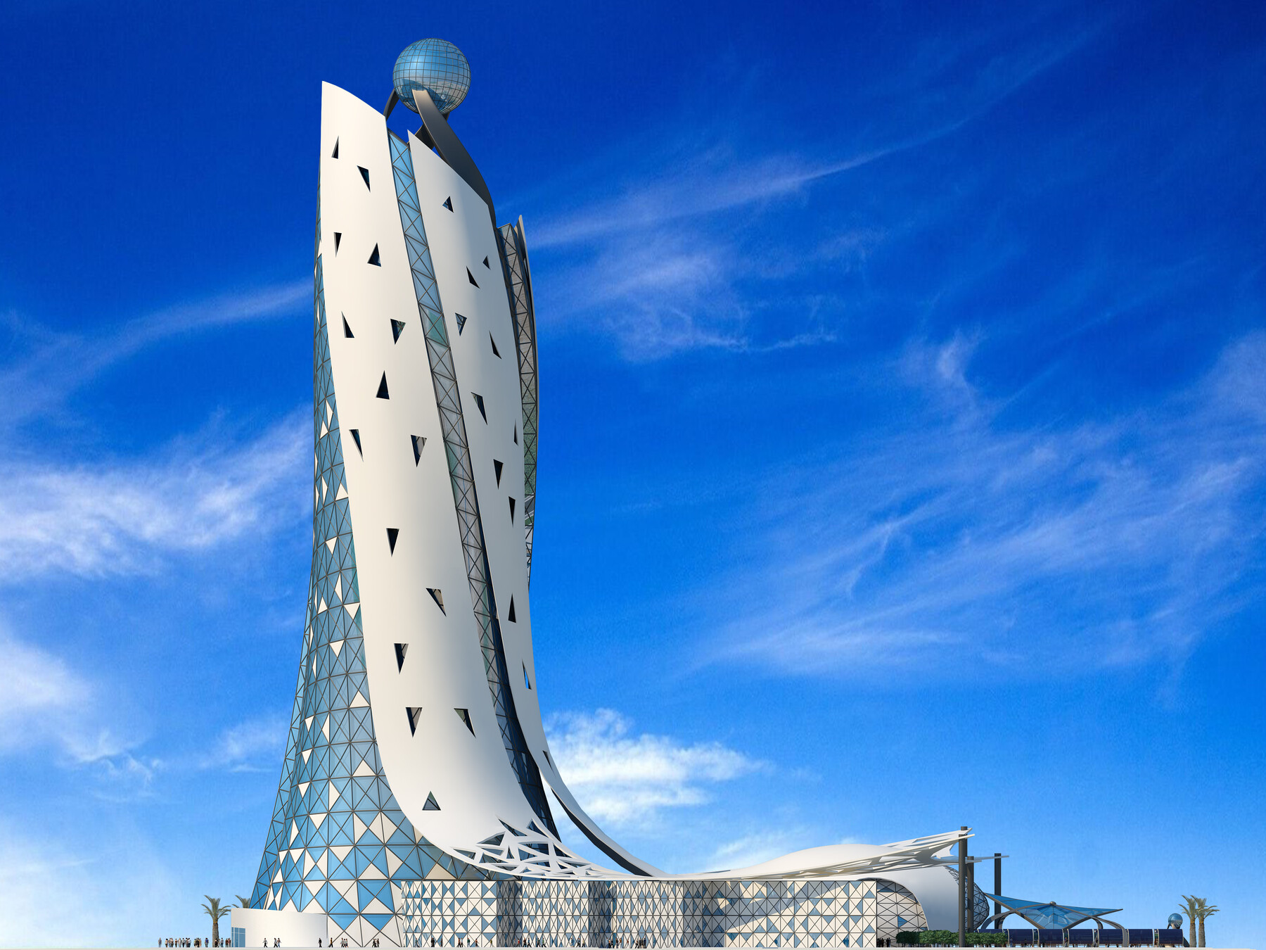 ArtStation - Organic-Parametric Skyscraper - Project 01 | Resources