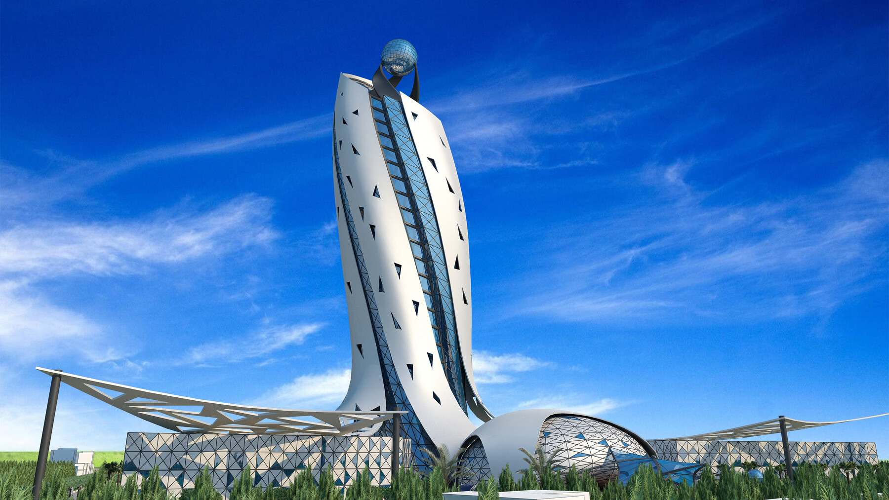 ArtStation - Organic-Parametric Skyscraper - Project 01 | Resources