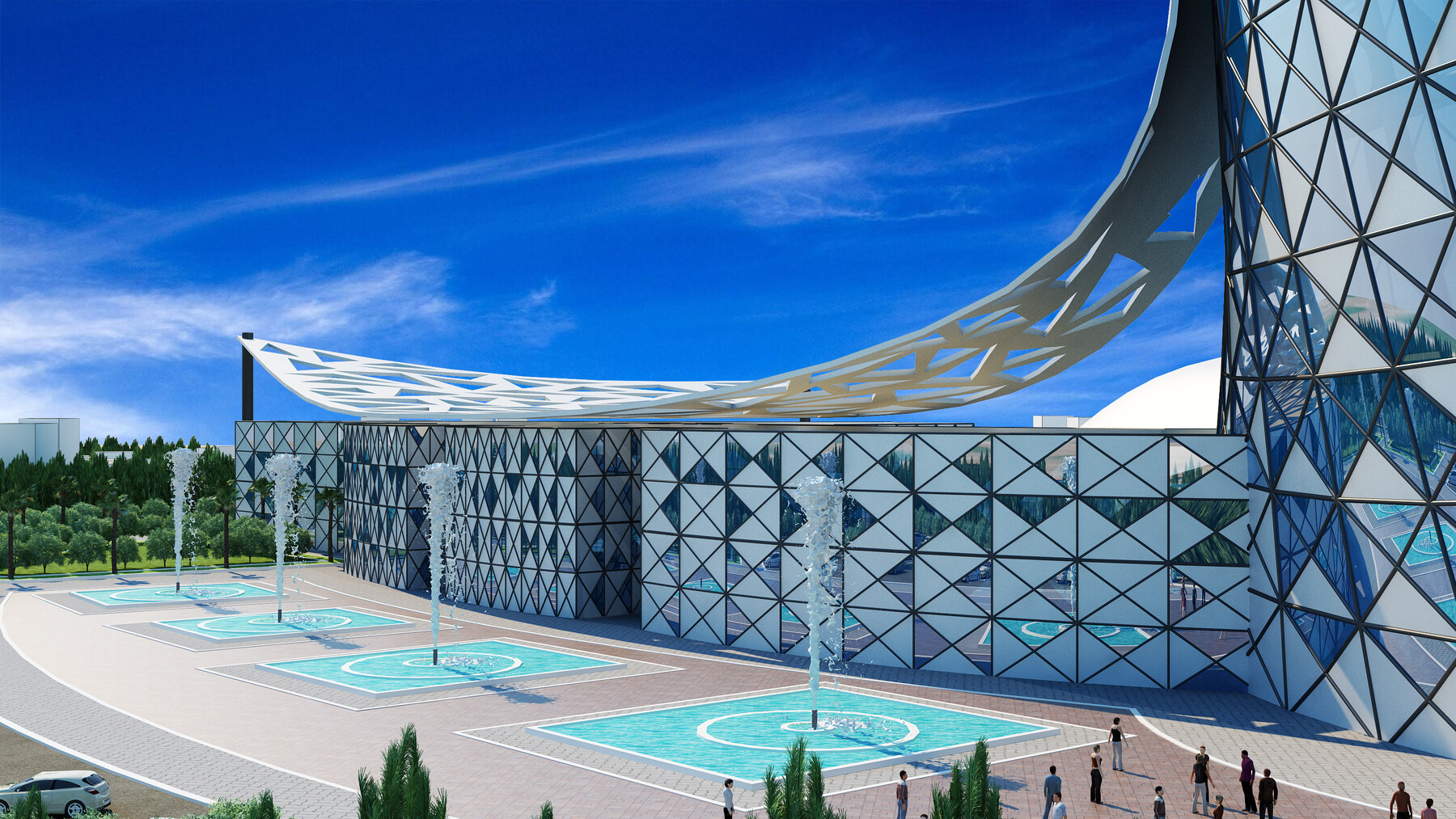 ArtStation - Organic-Parametric Skyscraper - Project 01 | Resources