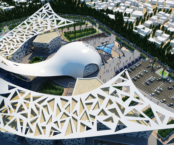 ArtStation - Organic-Parametric Skyscraper - Project 01 | Resources