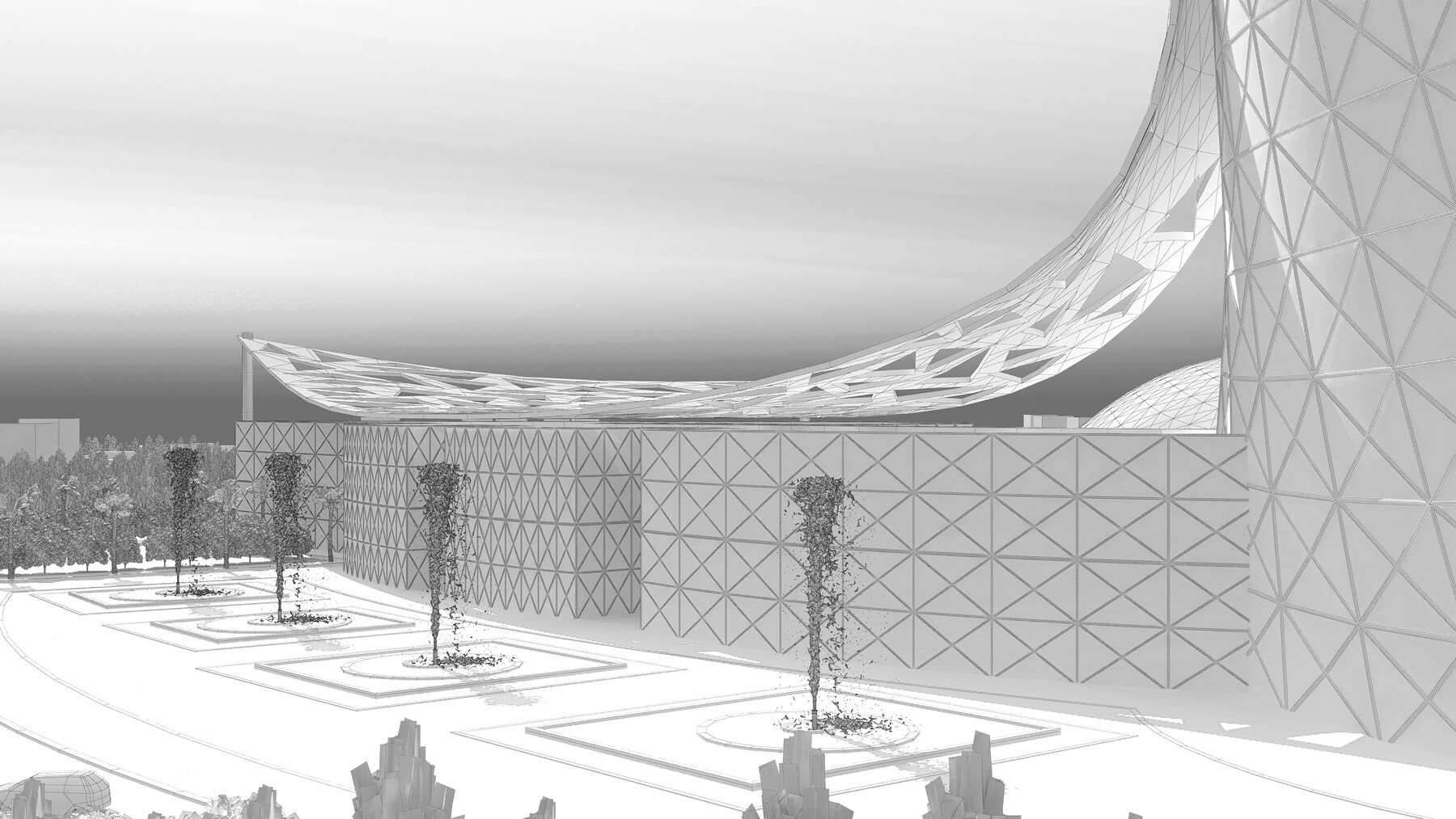 ArtStation - Organic-Parametric Skyscraper - Project 01 | Resources