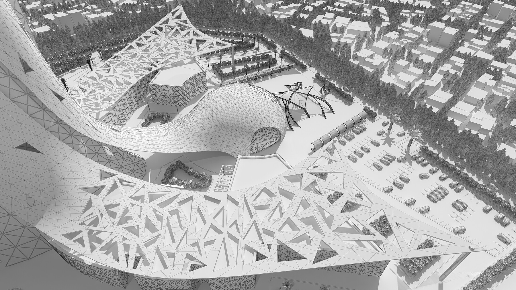 ArtStation - Organic-Parametric Skyscraper - Project 01 | Resources