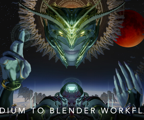 ArtStation - Medium to Blender Workflow | Tutorials