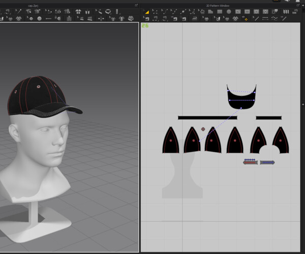 ArtStation - Baseball Cap | Game Assets
