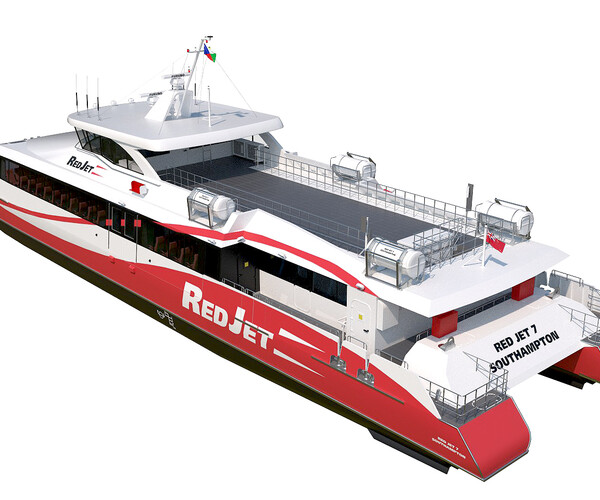 ArtStation - Red Jet 7 Passenger ferry | Resources