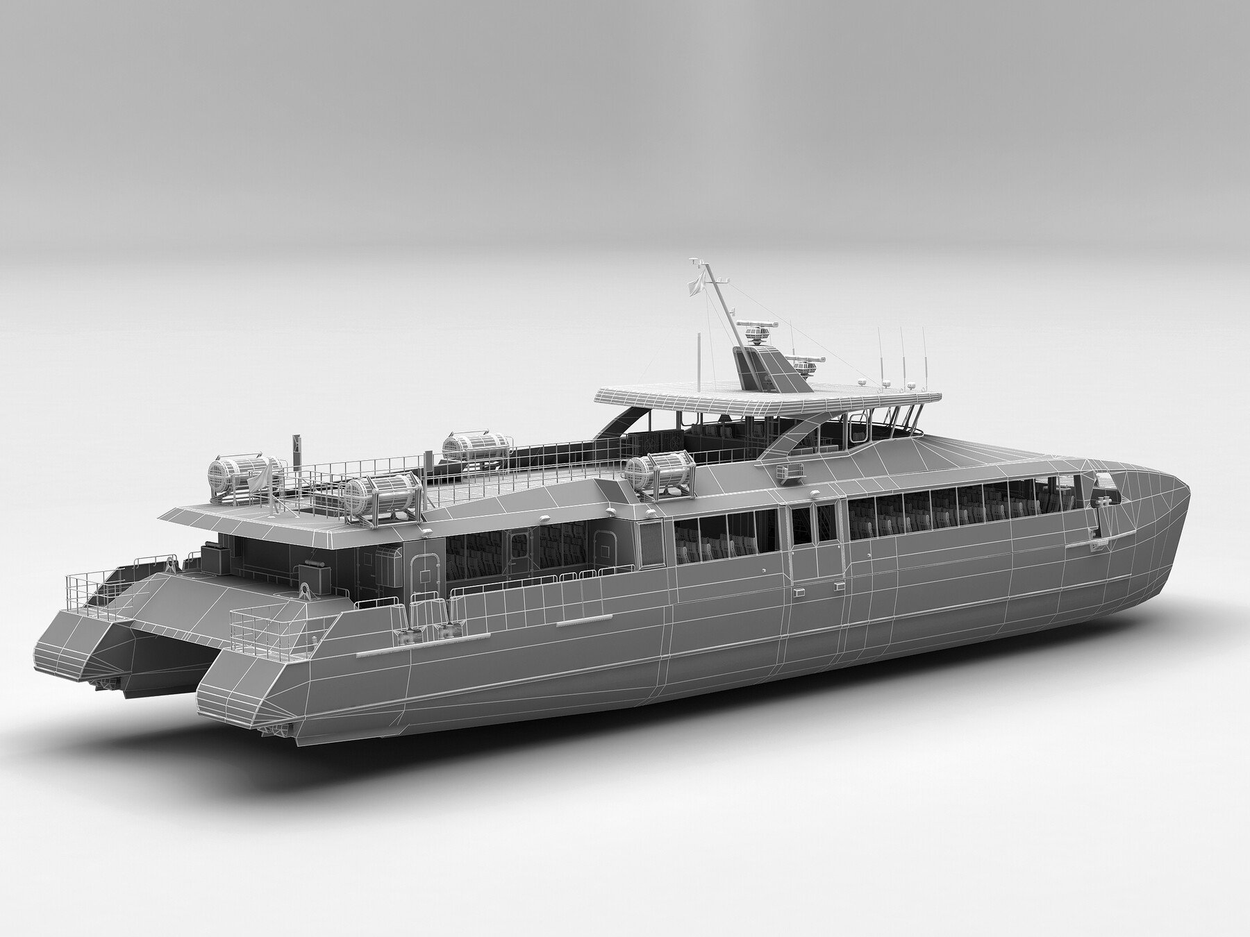ArtStation - Red Jet 7 Passenger ferry | Resources