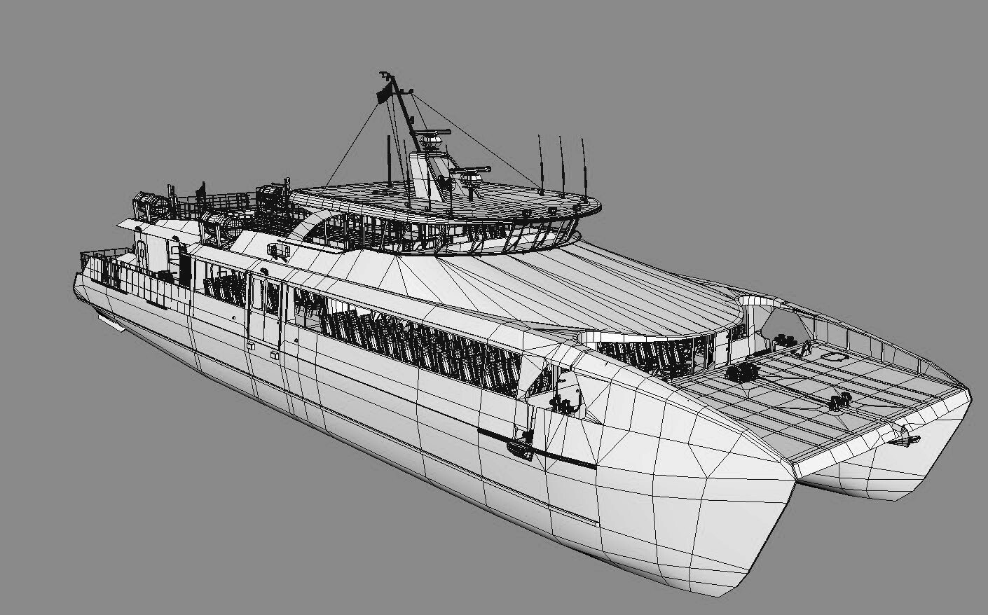 ArtStation - Red Jet 7 Passenger ferry | Resources