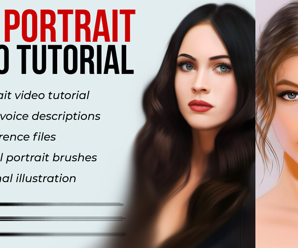 ArtStation - Two - Portrait video tutorial bundle | Tutorials