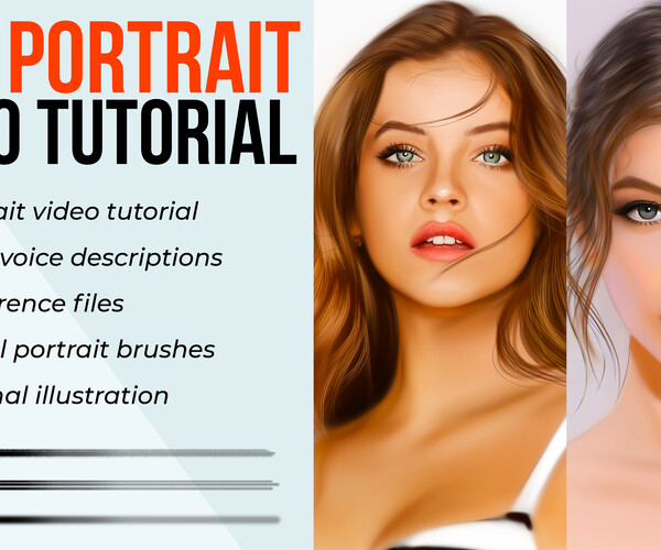 ArtStation - Two - Portrait video tutorial bundle | Tutorials