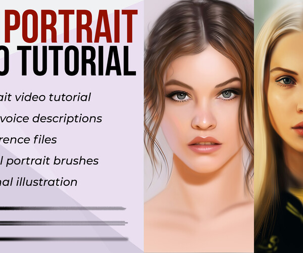 ArtStation - Two - Portrait video tutorial bundle | Tutorials