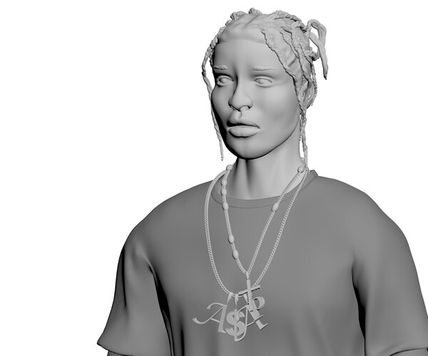 ArtStation - ASAP Rocky Miniature Model | 3D Printable | Resources