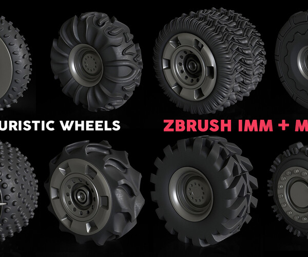 ArtStation - 55 Ultimate Wheels Pack Vol.1 | Resources