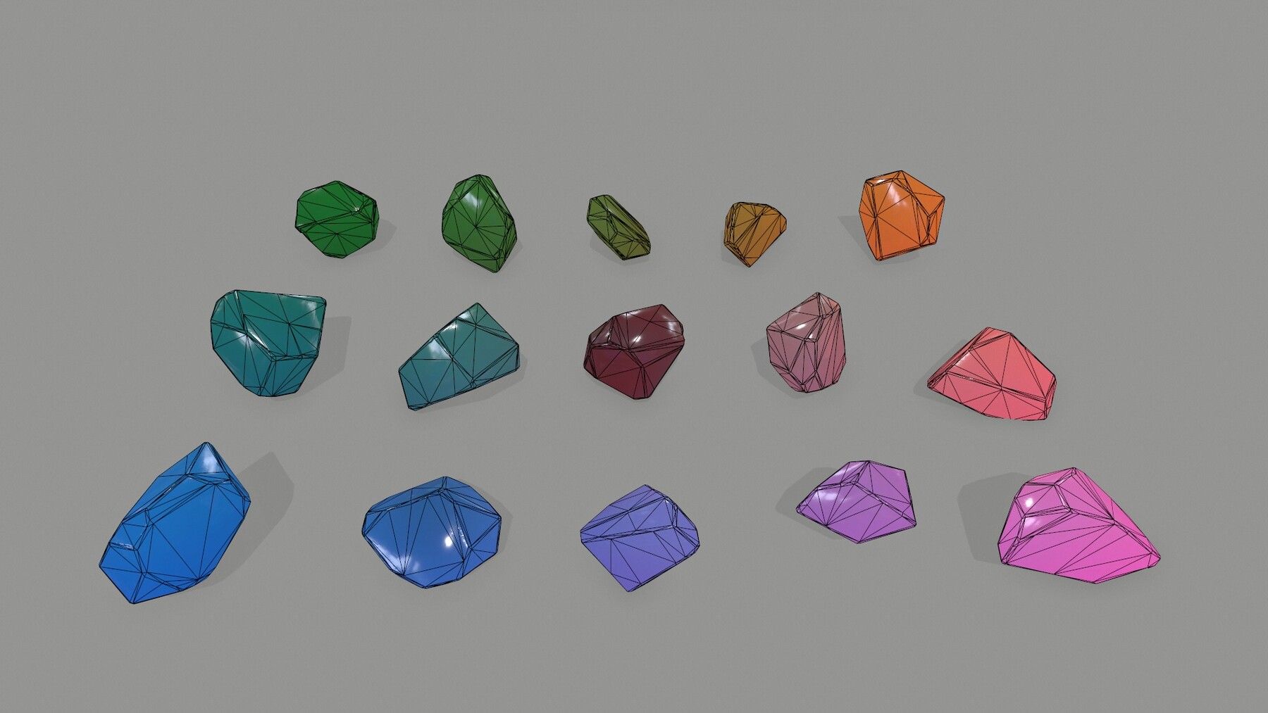 ArtStation - crystal set | Game Assets