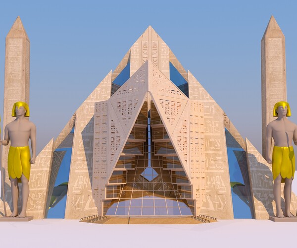 ArtStation - Modern Egyptian Pyramids | Resources