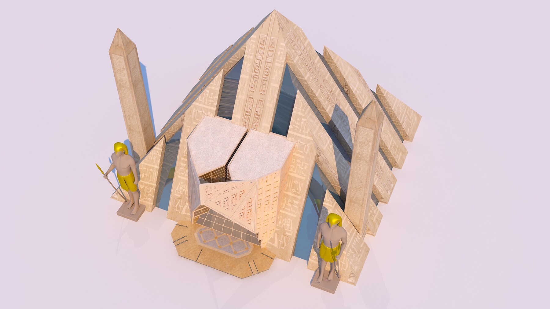 ArtStation - Modern Egyptian Pyramids | Resources