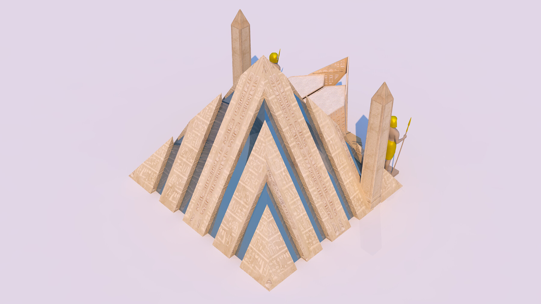 ArtStation - Modern Egyptian Pyramids | Resources