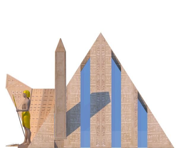 ArtStation - Modern Egyptian Pyramids | Resources