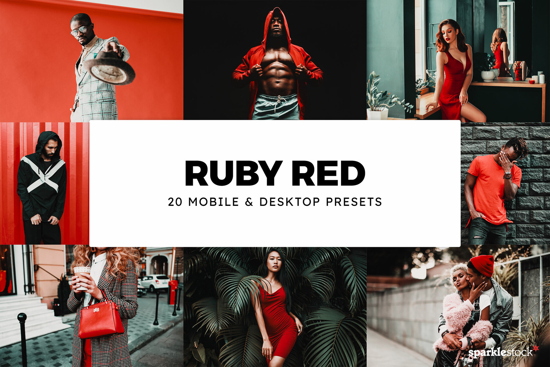 ArtStation - 20 Ruby Red LUTs and Lightroom Presets | Resources