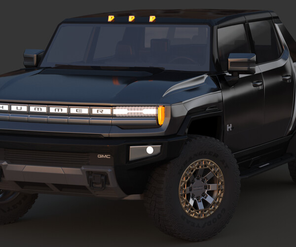 ArtStation - 3d Model Hummer EV | Resources