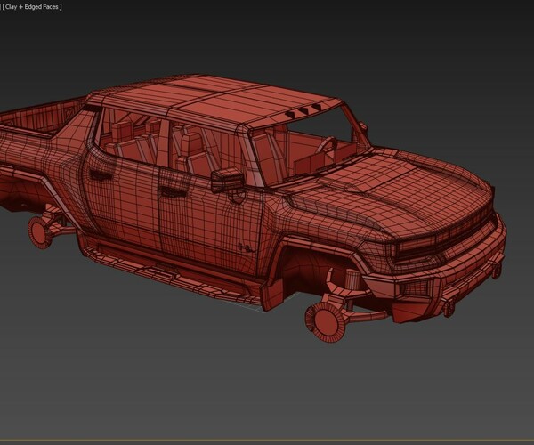 ArtStation - 3d Model Hummer EV | Resources