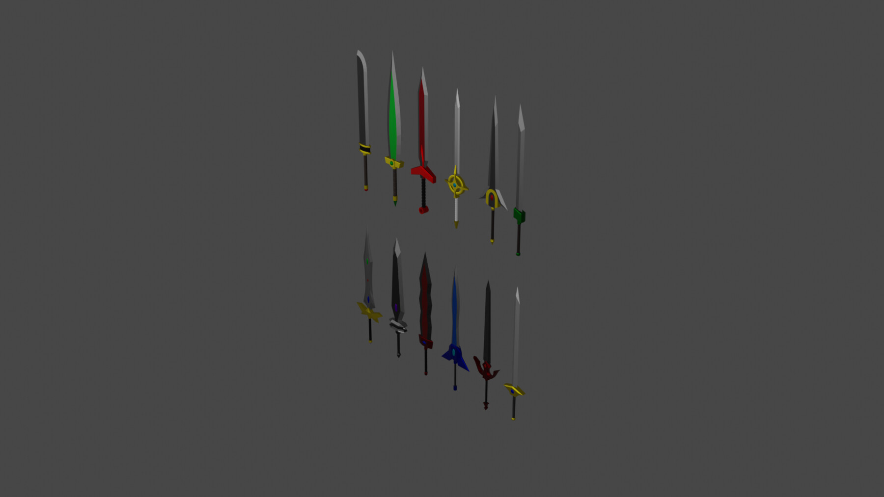 ArtStation - Fantasy swords (12 Pack ) | Game Assets