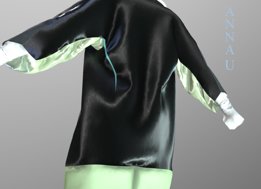 ArtStation - COAT, JACKET, LONGSLEEVE Clo3D, Marvelous Designer Project ...