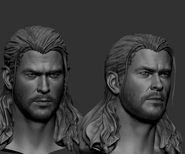 ArtStation - Thor Head | Resources