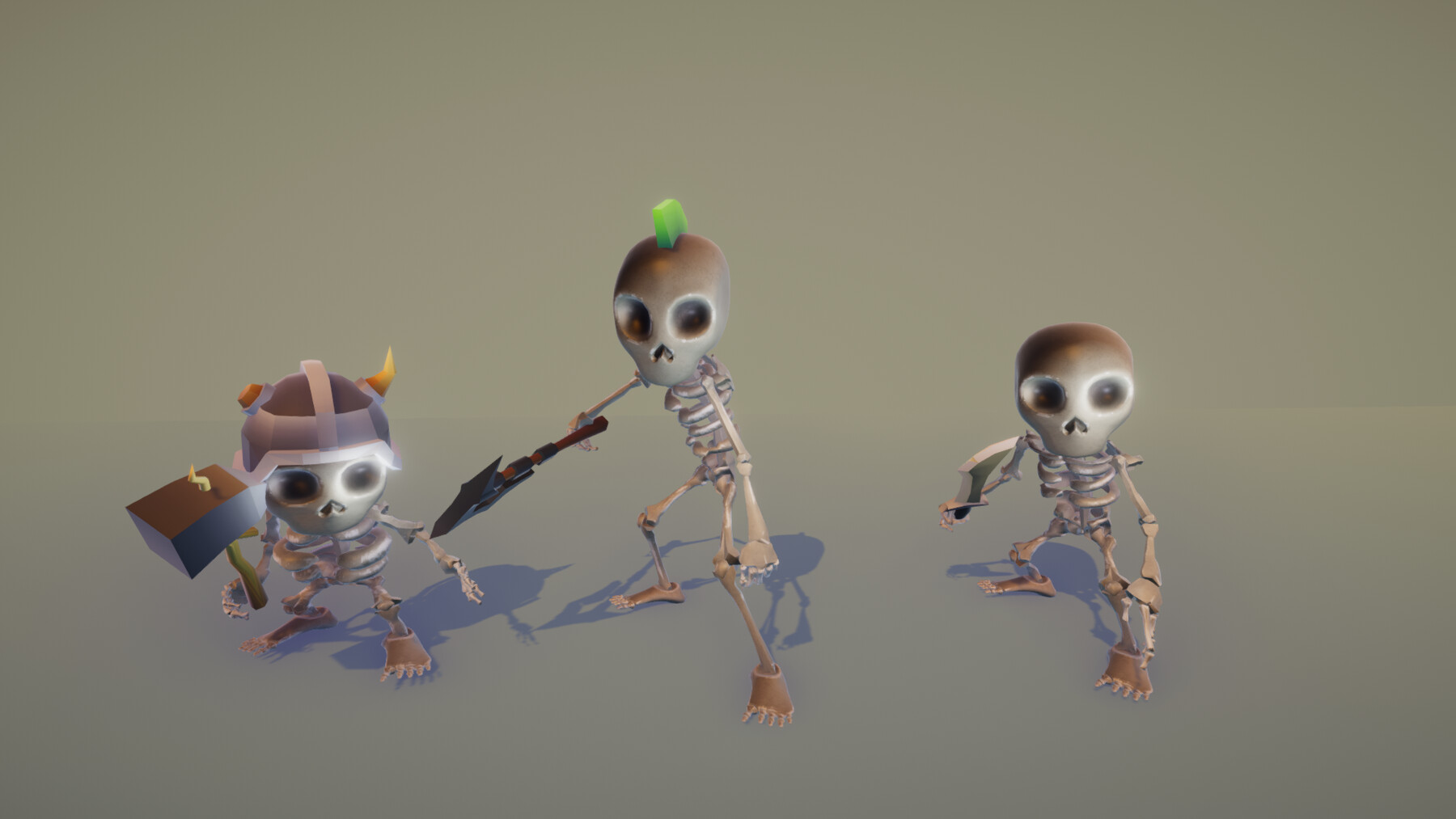 ArtStation - Skeleton soldiers | Resources