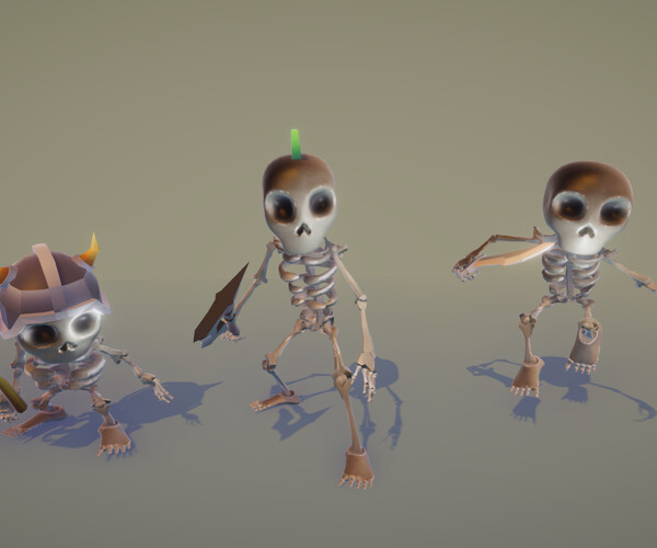 ArtStation - Skeleton soldiers | Resources