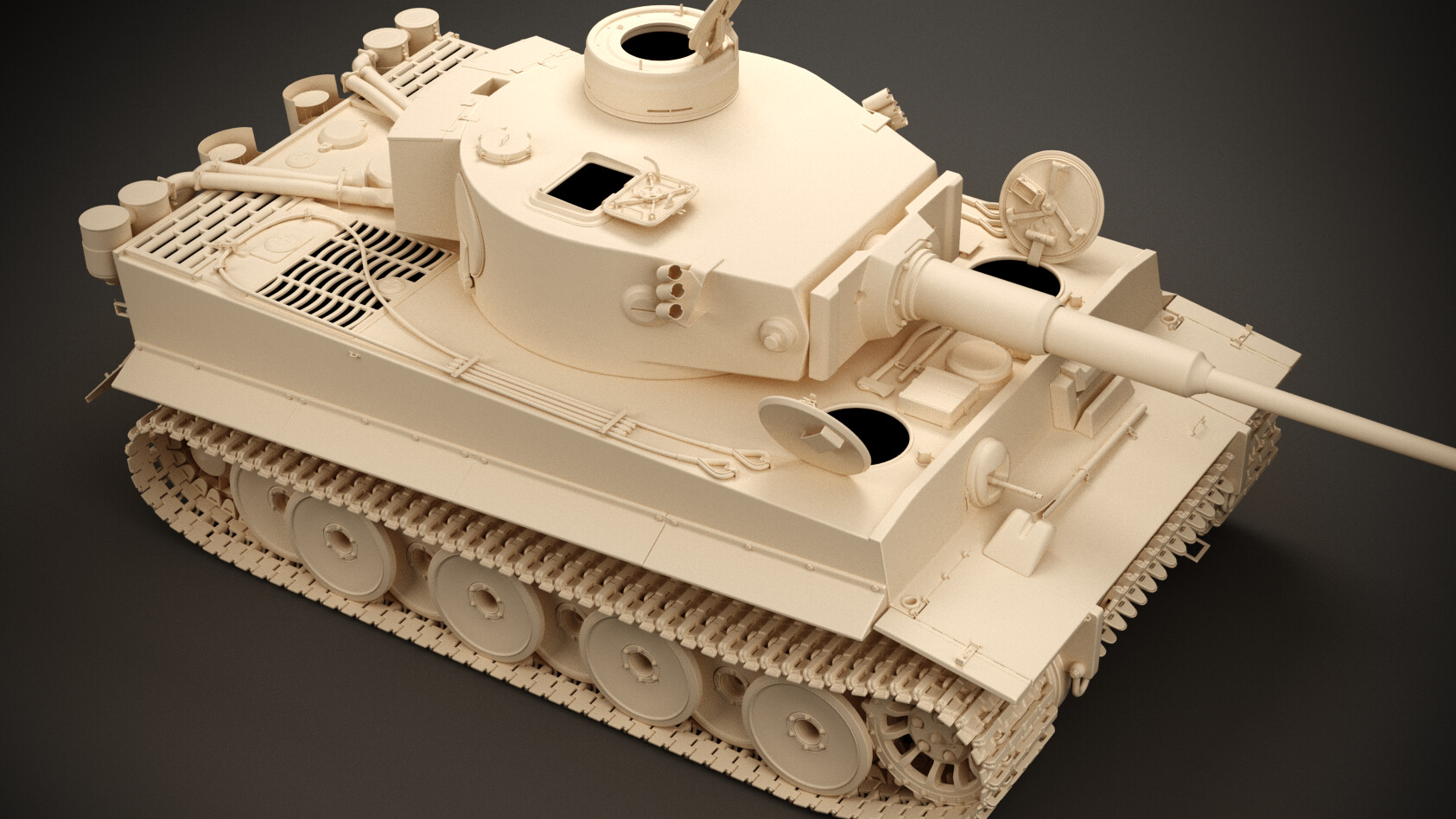 ArtStation - WWII Tiger I Tank | Resources