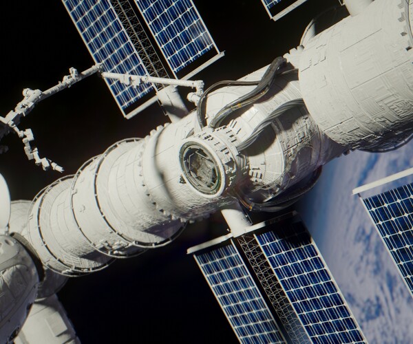 ArtStation - Docking spaceship | Resources