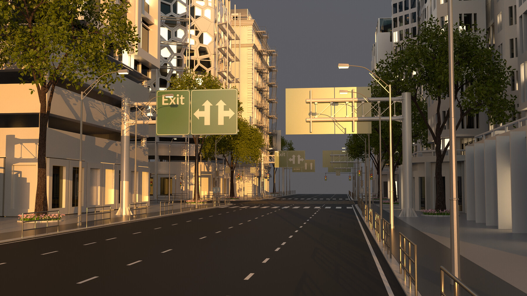 ArtStation - City Intersection 102 | Resources