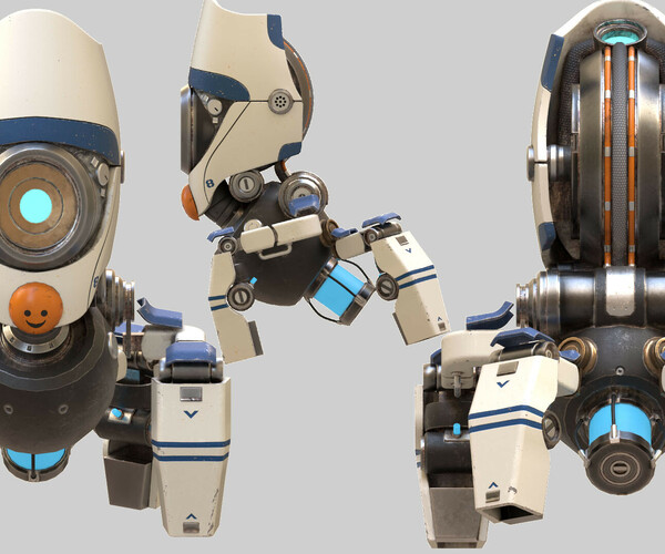 ArtStation - Sentry Bot - Bullet Ville | Game Assets