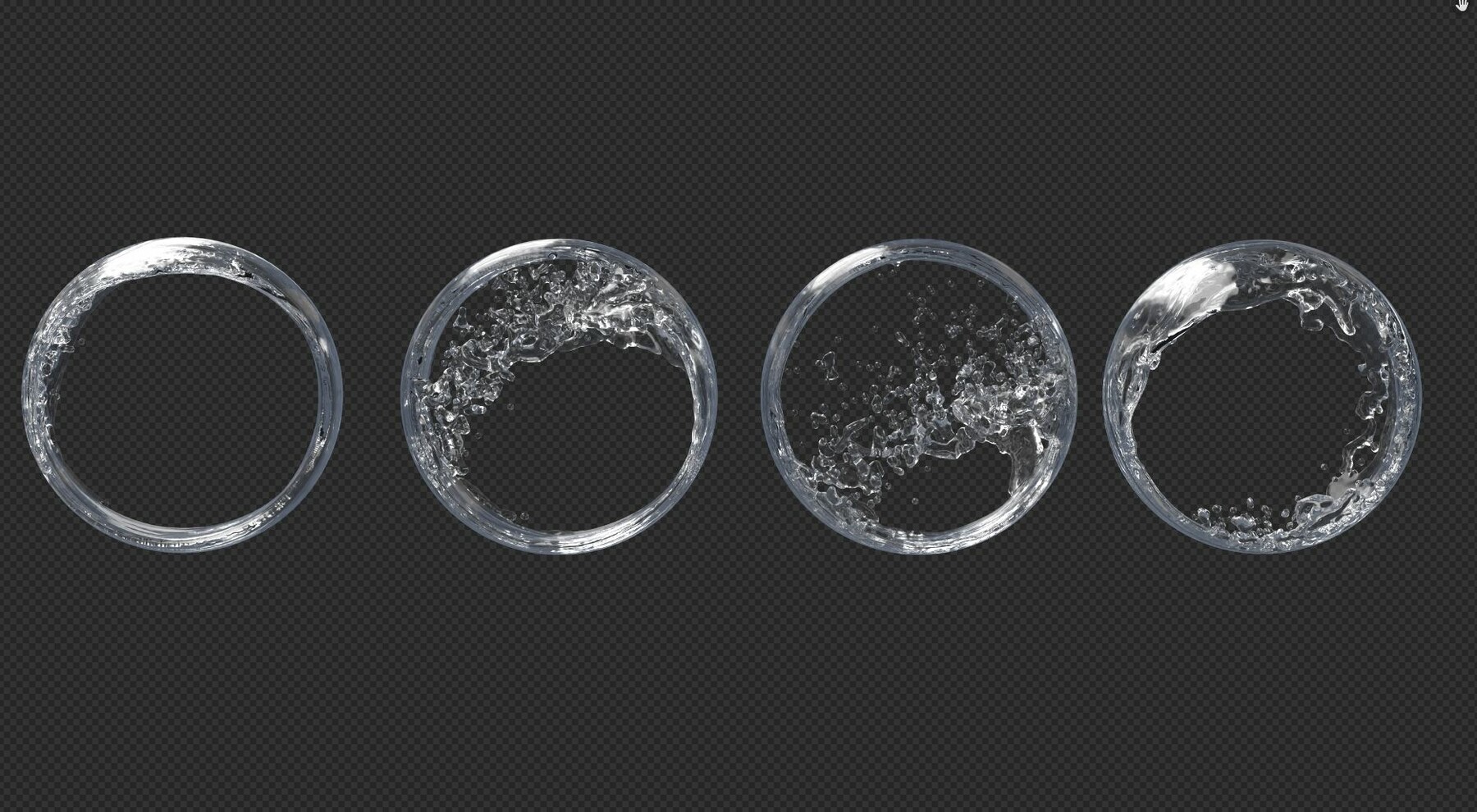 ArtStation - Water Splash Circle Animation | Resources