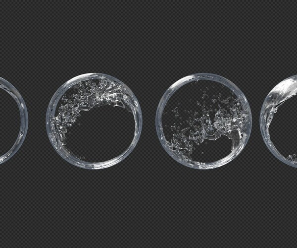 ArtStation - Water Splash Circle Animation | Resources