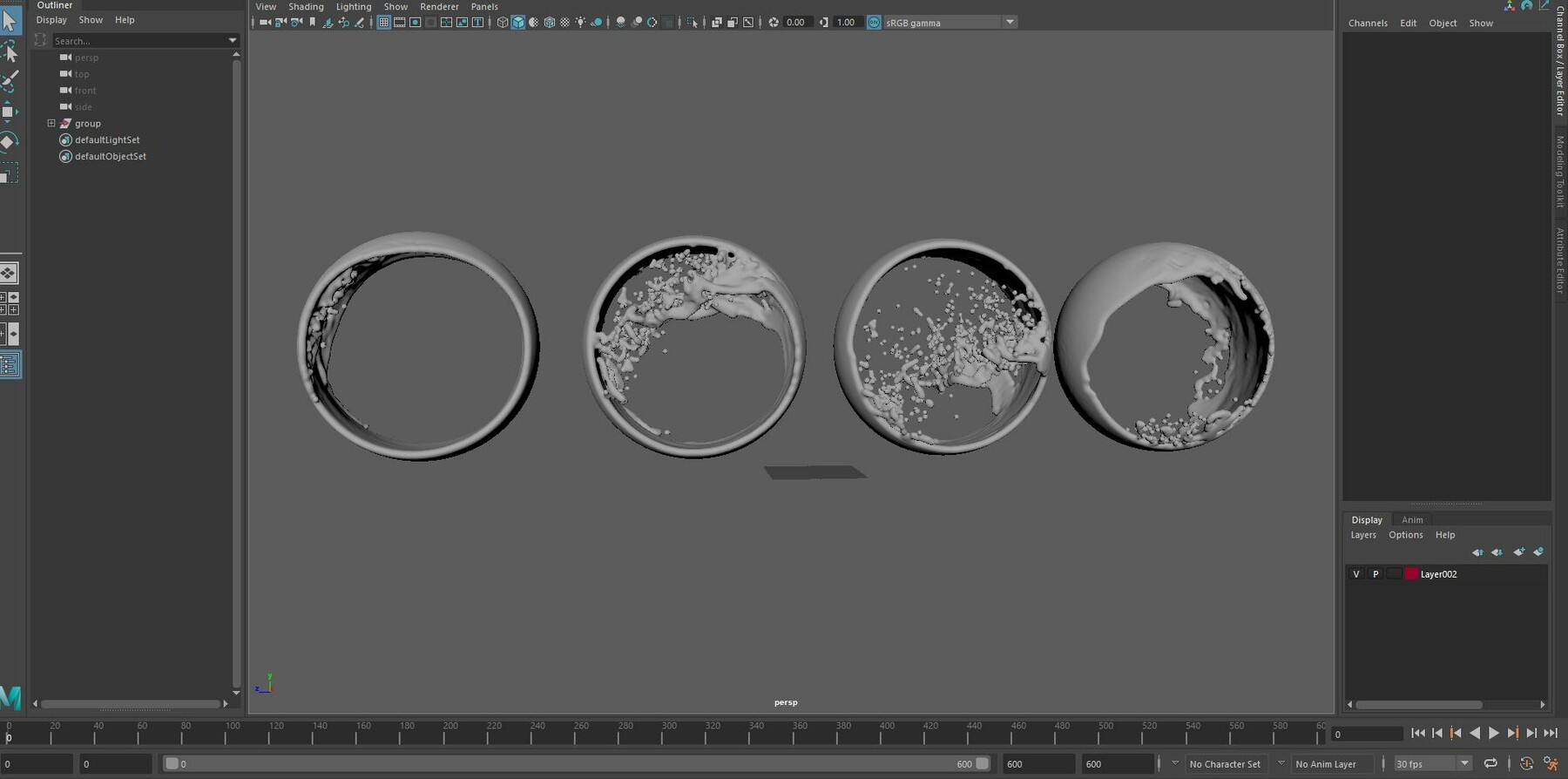 ArtStation - Water Splash Circle Animation | Resources
